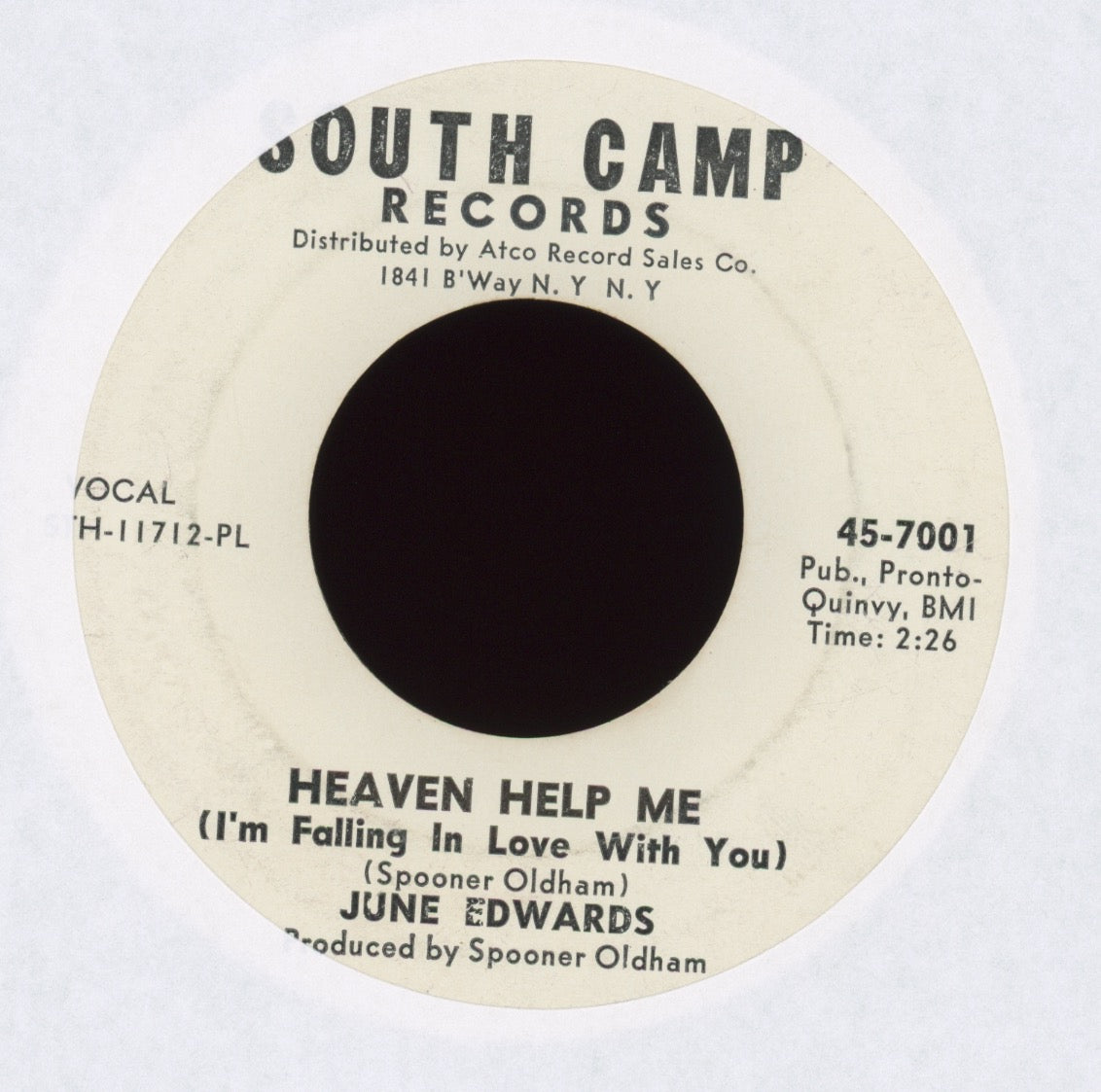 June Edwards - Heaven Help Me (I'm Falling in Love With You) on South